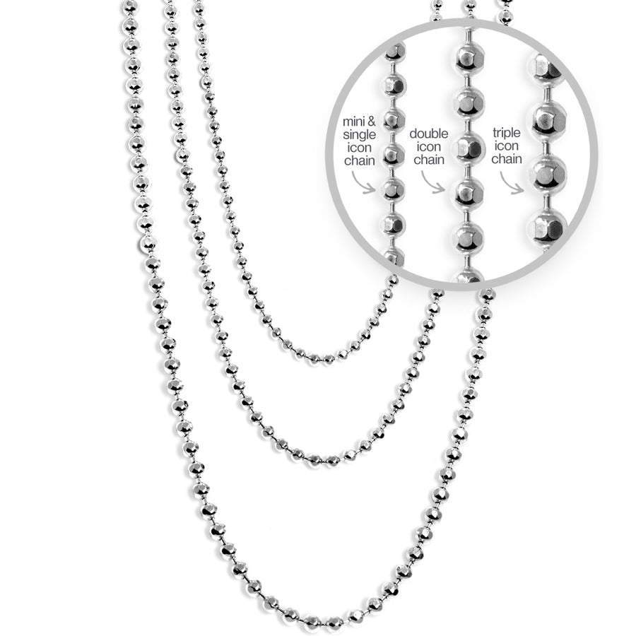 Alex Woo Disco Chain in 14kt Gold - 1 mm – Alex Woo Jewelry