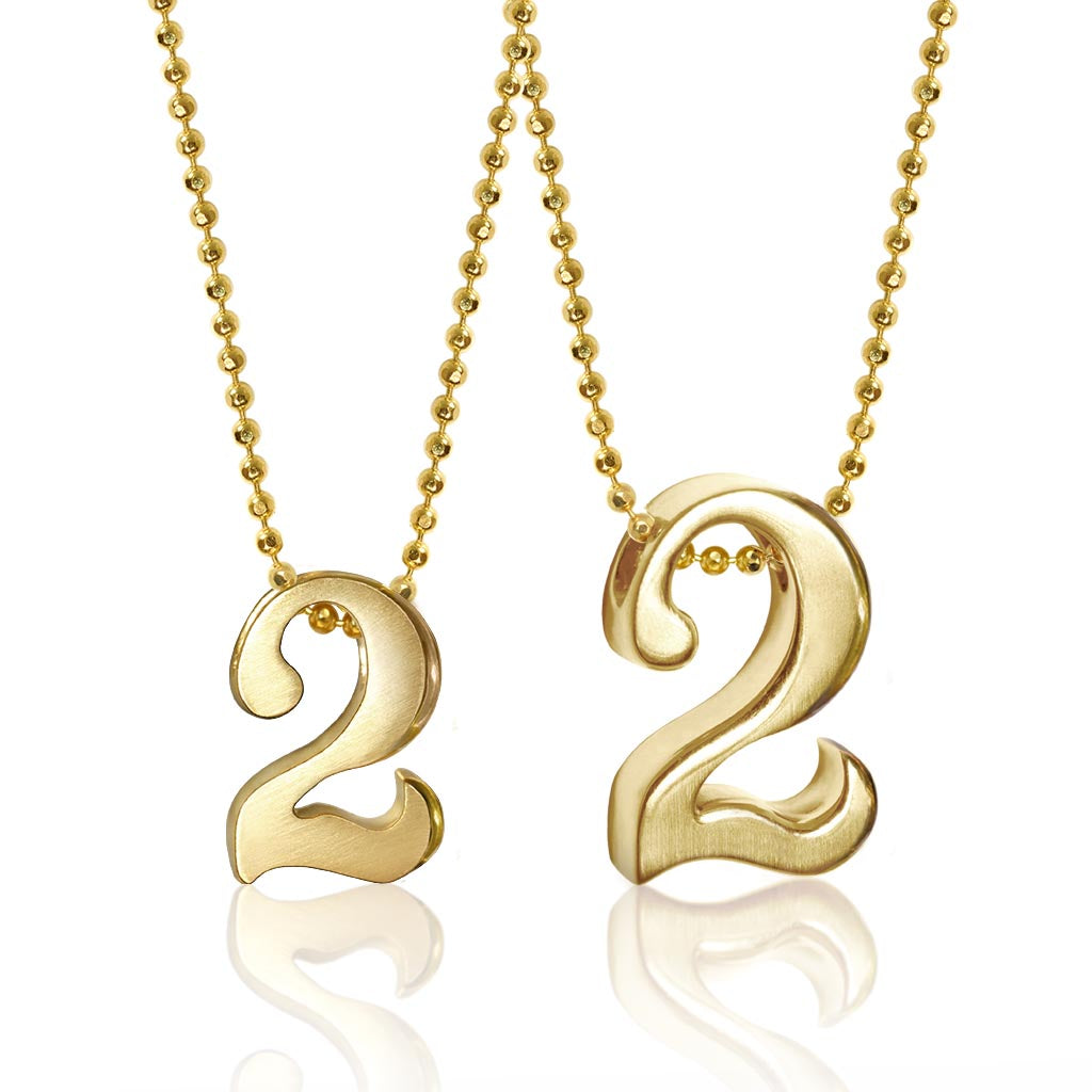 Alex Woo Number 2 Charm Necklace – Alex Woo Inc.