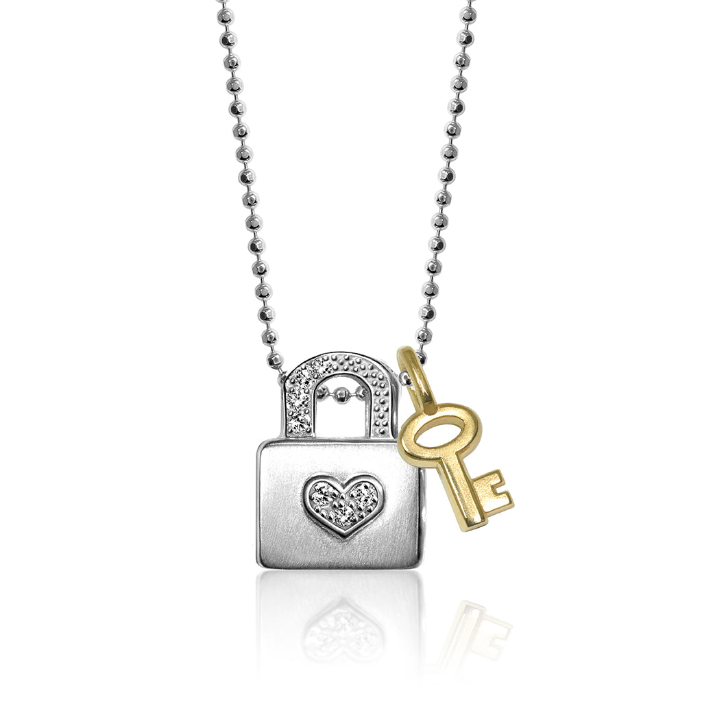 Alex Woo Princess Lock with Mini Additions™ Key Charm Necklace – Alex ...