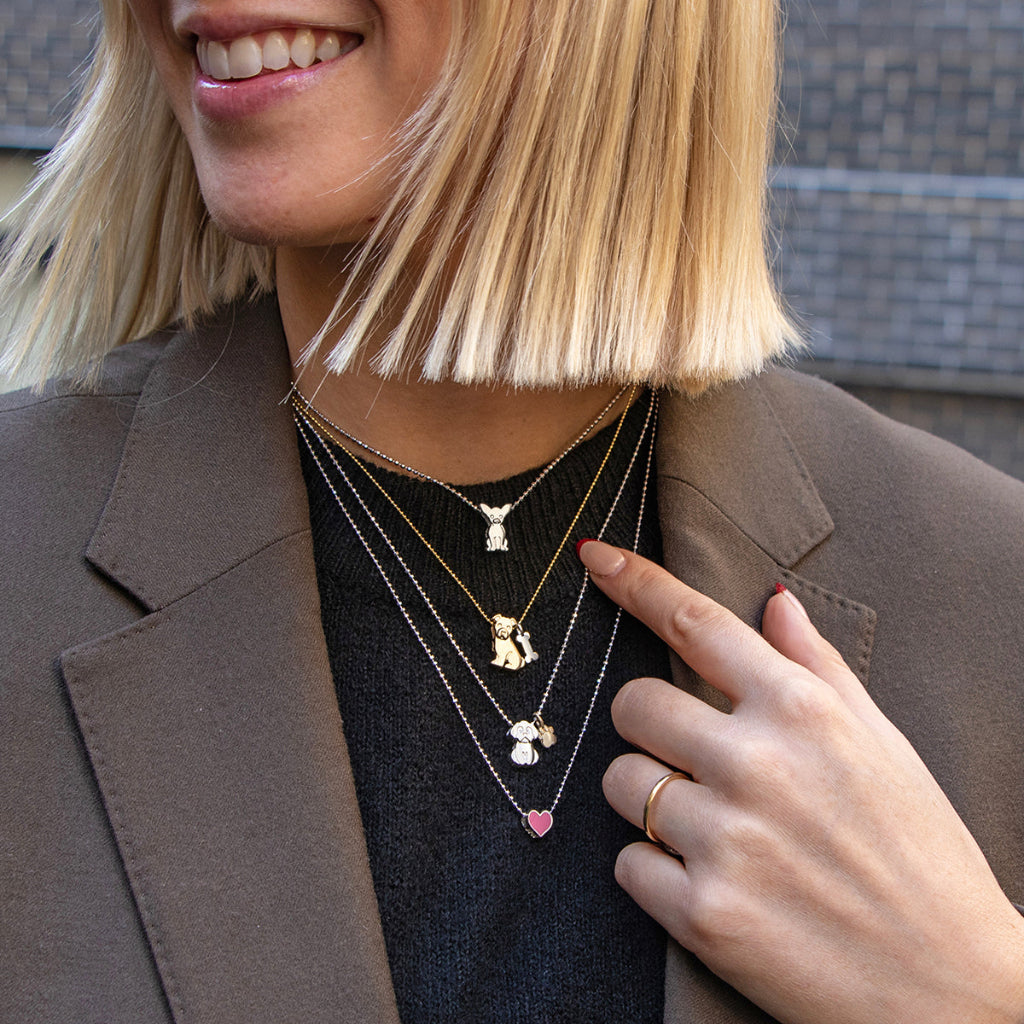 Alex Woo Pet Maltese Charm Necklace – Alex Woo Jewelry